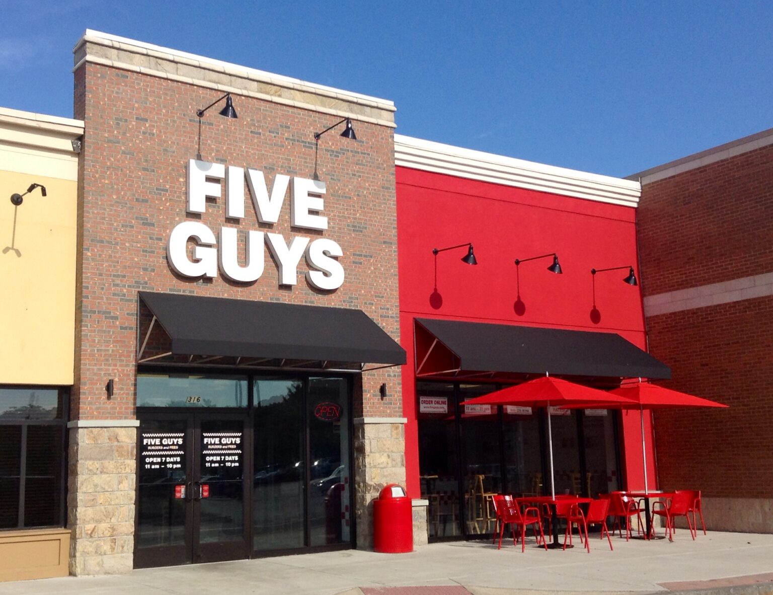 Best Five Guys in & around London